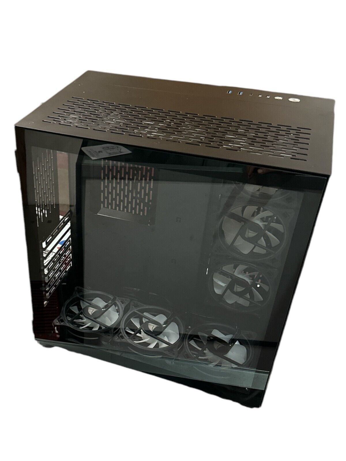 KEDIERS PC Case - Panoramic ATX Mid Tower Tempered Glass Gaming ...