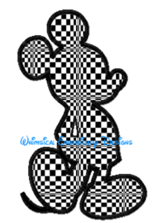 Mickey Silhouette Machine Embroidery and similar items