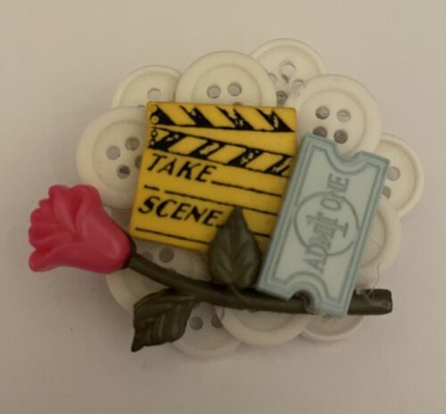 Acting Pin Actor Buttons Pin Brooch Actress Pin Actor Pin - Sports