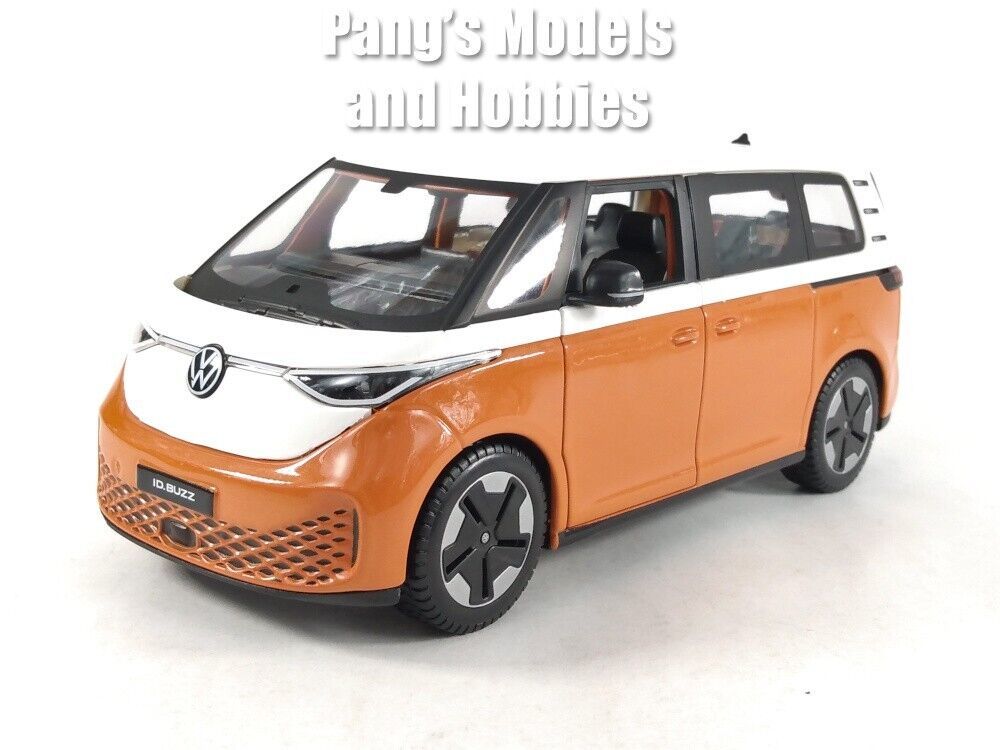 2023 Volkswagen VW ID. Buzz Bus Van 1/24 Scale Diecast Model - ORANGE ...