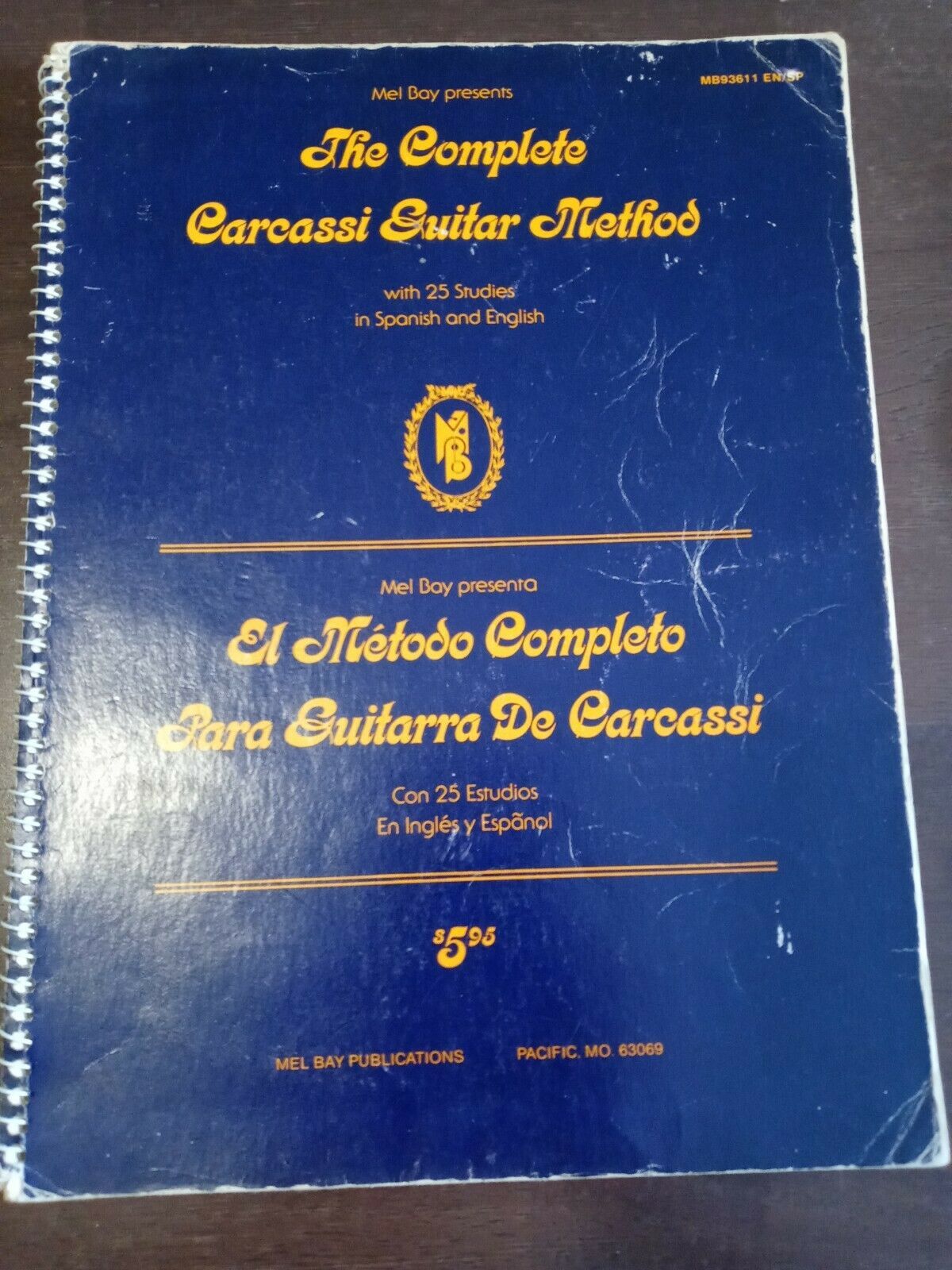 The Complete Carcassi Guitar Method Mel Bay Productions 1979-VINTAGE ...