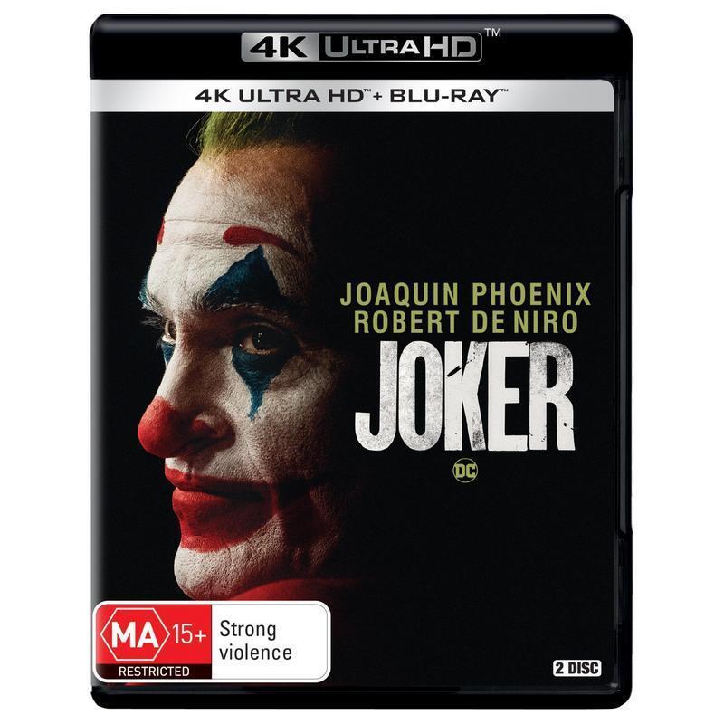Joker 4K UHD Blu-ray + Blu-ray | Joaquin Phoenix | Region B - DVDs & Blu-ray Discs