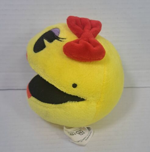 Ms Pac Man Miss PacMan Plush Doll 5” Toy Factory Bandai Namco Super ...