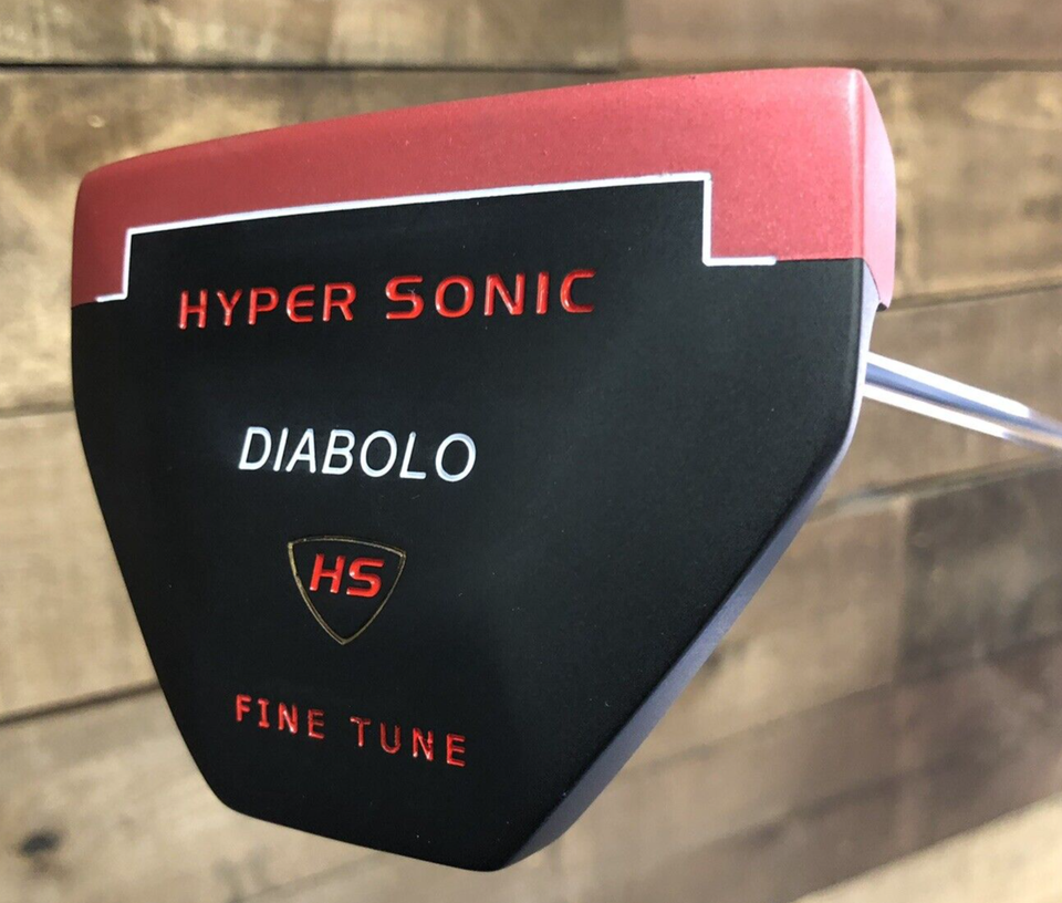 DEMO Hyper Sonic Diabolo Fine Tune Putter Heel Steel Shaft 32 Inches ...