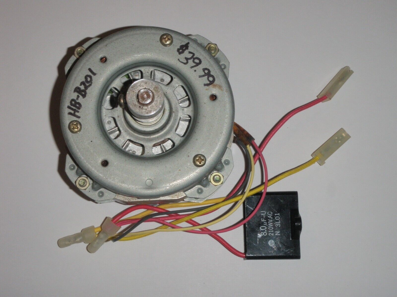 Motor + Run Capacitor for Hitachi Automatic Home Bakery Breadmaker ...
