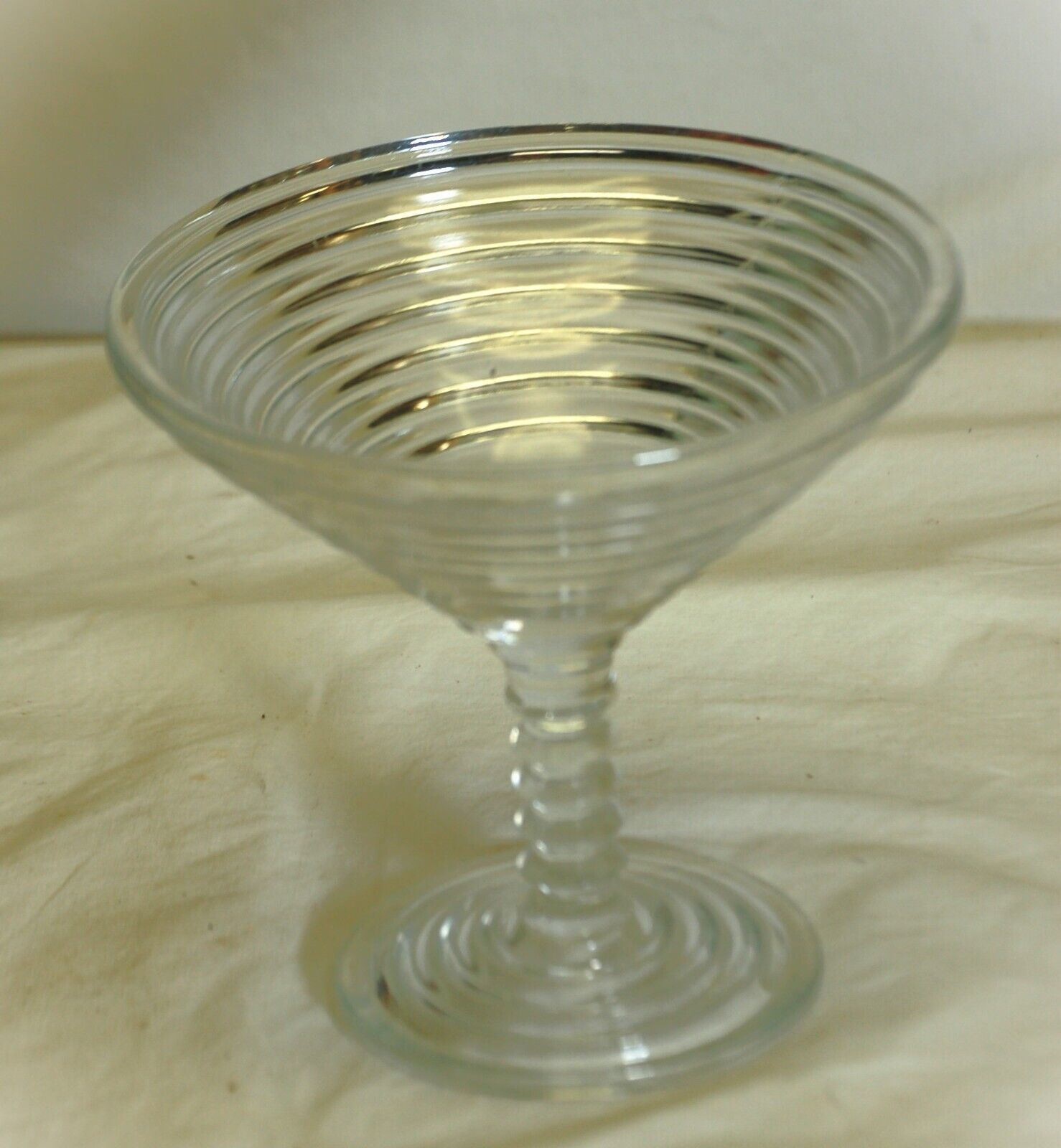Manhattan Clear Martini Depression Glass Anchor Hocking - Drinkware