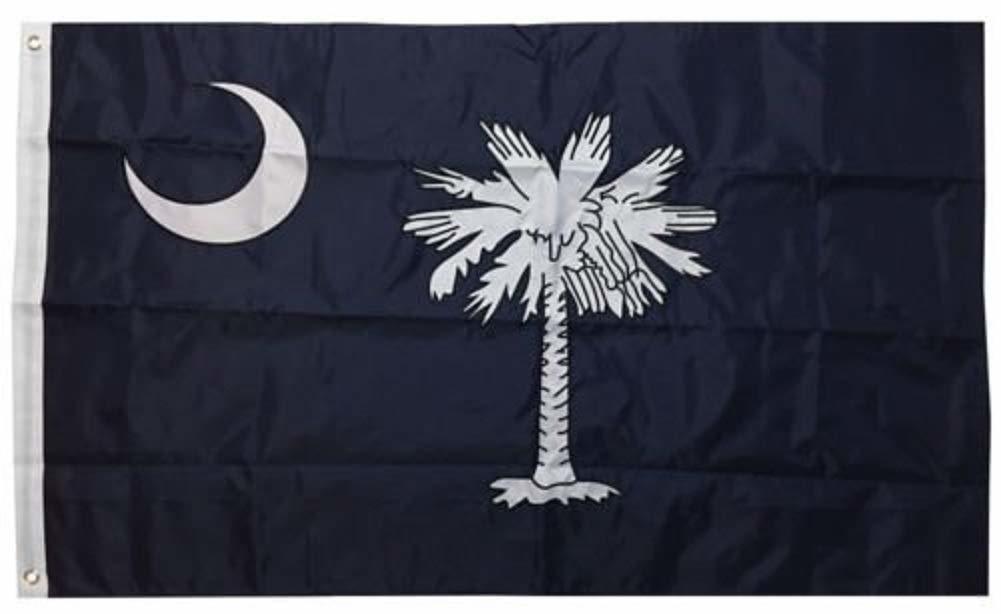 3x5 Embroidered State Of South Carolina SC Double Sided 200D Nylon Flag ...
