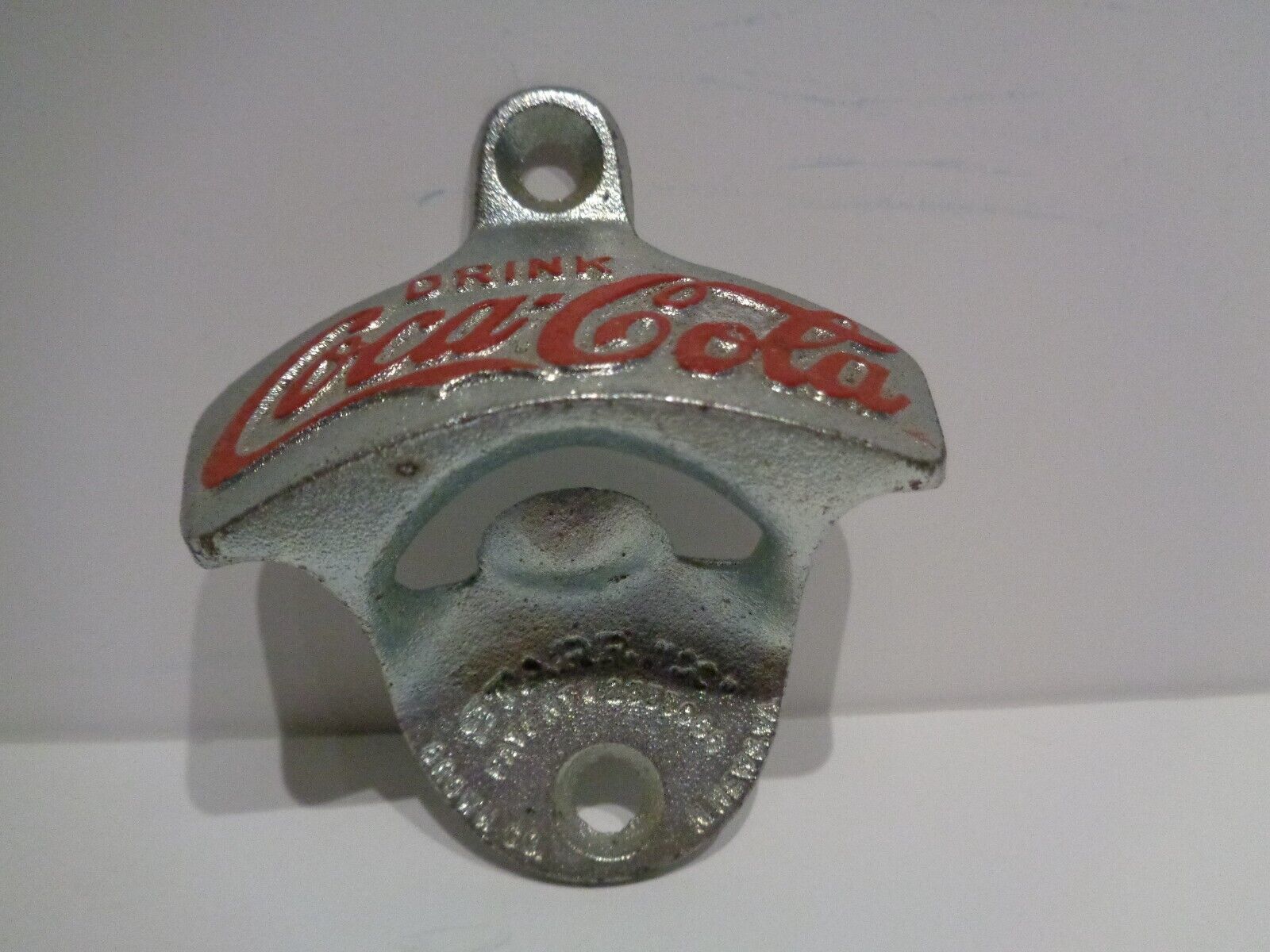 Vintage Drink Coca-Cola STARR X Wall Mount cast iron Bottle Opener ...