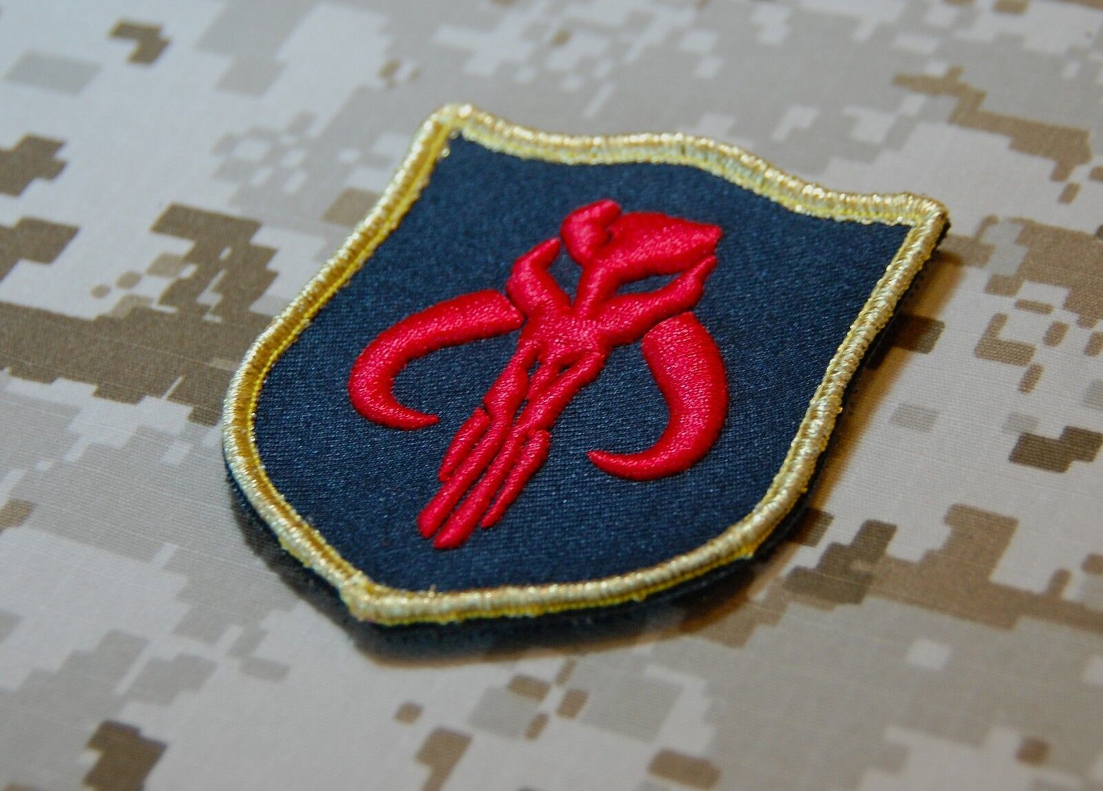 Mandalorian Bantha Skull Crusader Shield Patch Star Wars Patch NSWDG ...