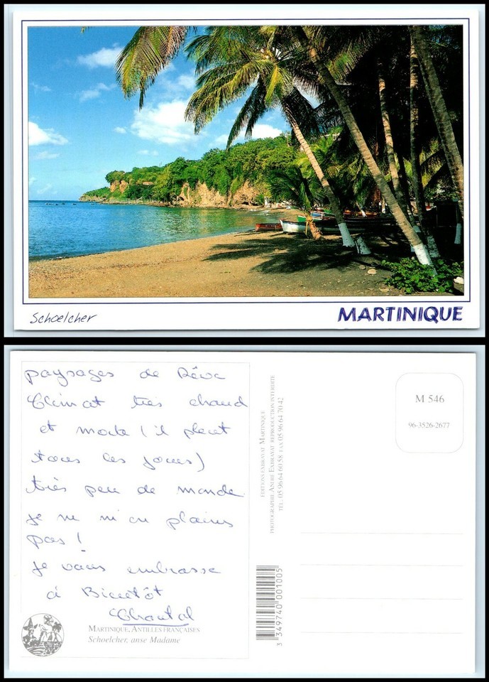 MARTINIQUE Postcard - Schoelcher, Anse Madame FG - Topographical Postcards