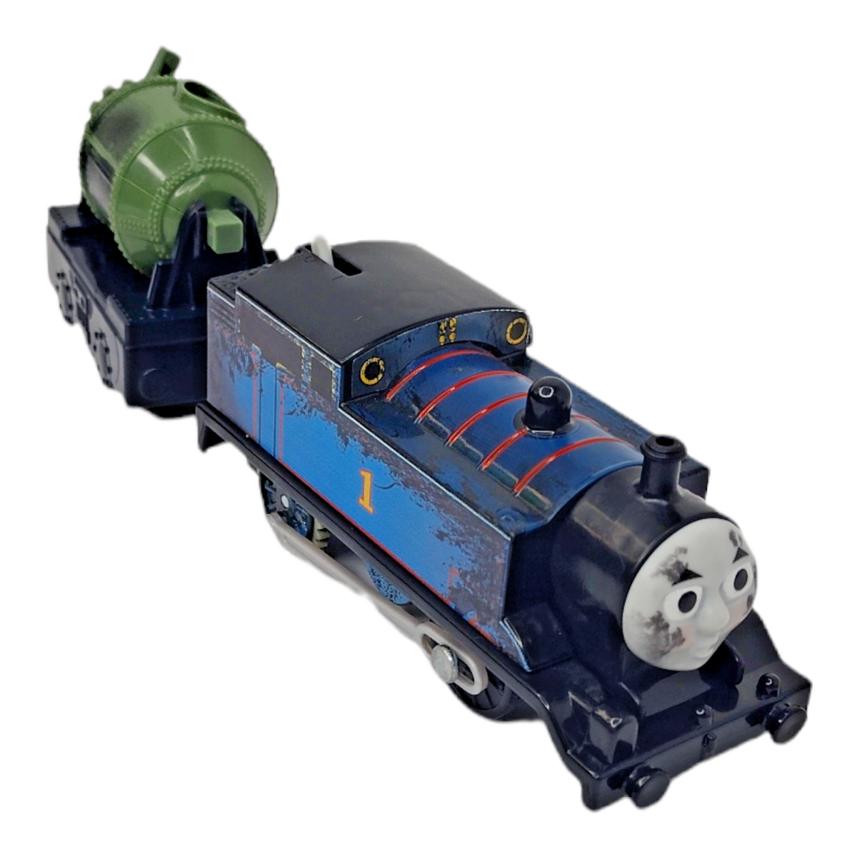 Thomas & Friends TrackMaster Coal Covered Thomas Motorized Train Engine ...