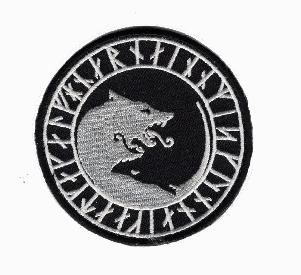 Viking Odin "Úlfhédnar No Mercy Only Violence Wolf Odin God Hook Patch - Fashion