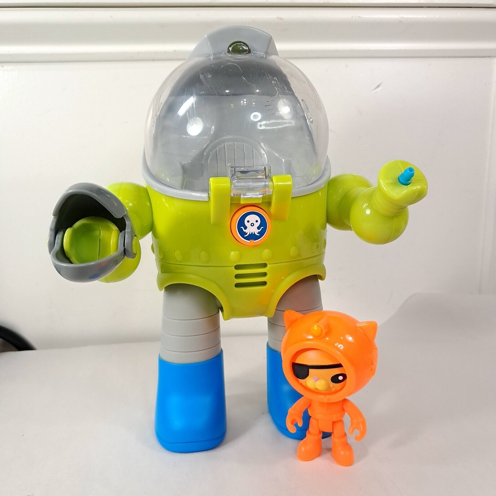 Fisher Price Octonauts Kwazii's Octo Max Suit octomax action figure toy ...