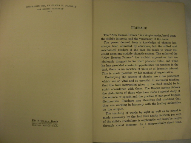 The New Beacon Primer: Written by James H. Fassett, illustrated by ...