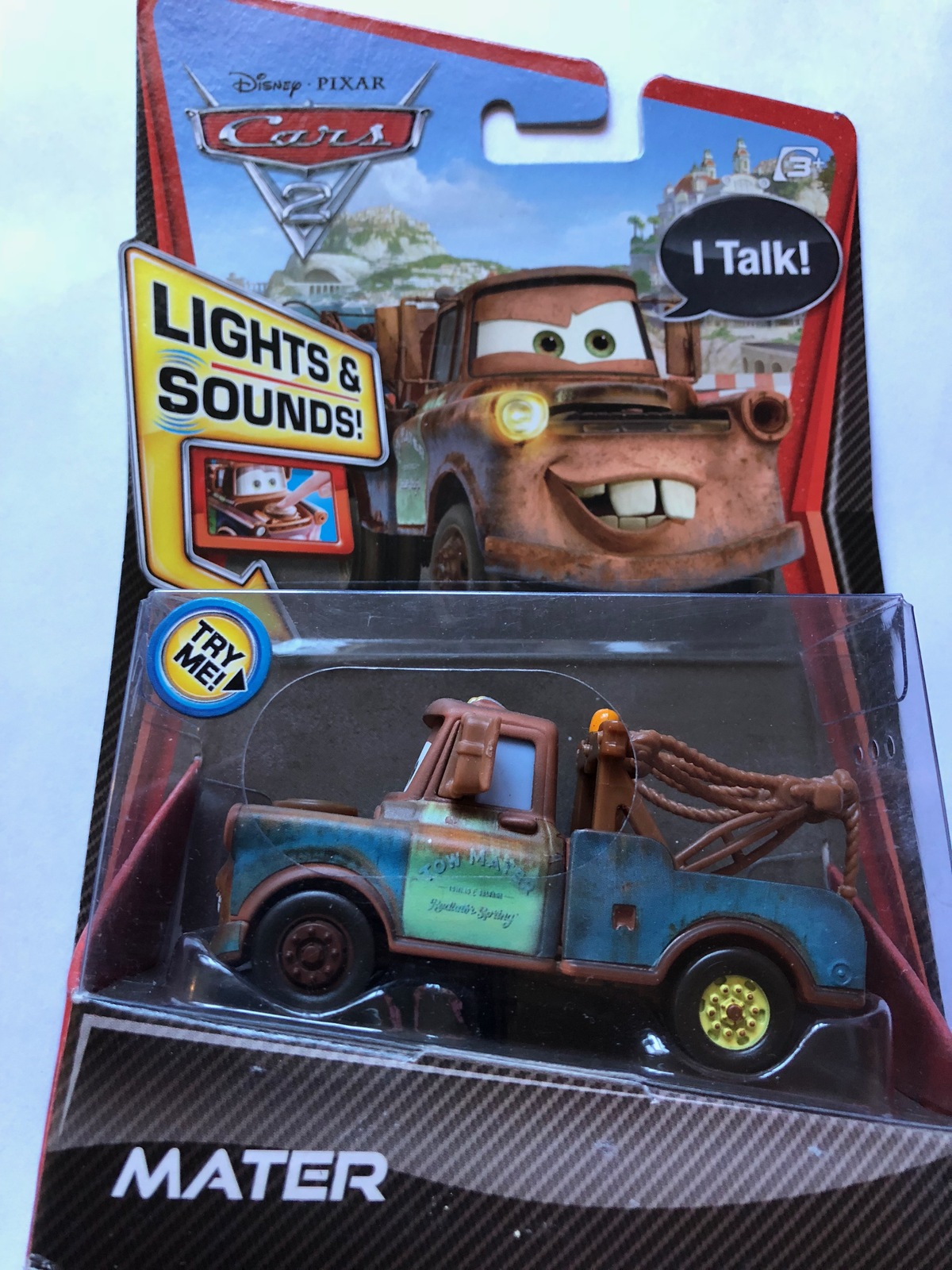 Disney Pixar Cars Lights & Sounds Mater (Assume the batteries are dead ...