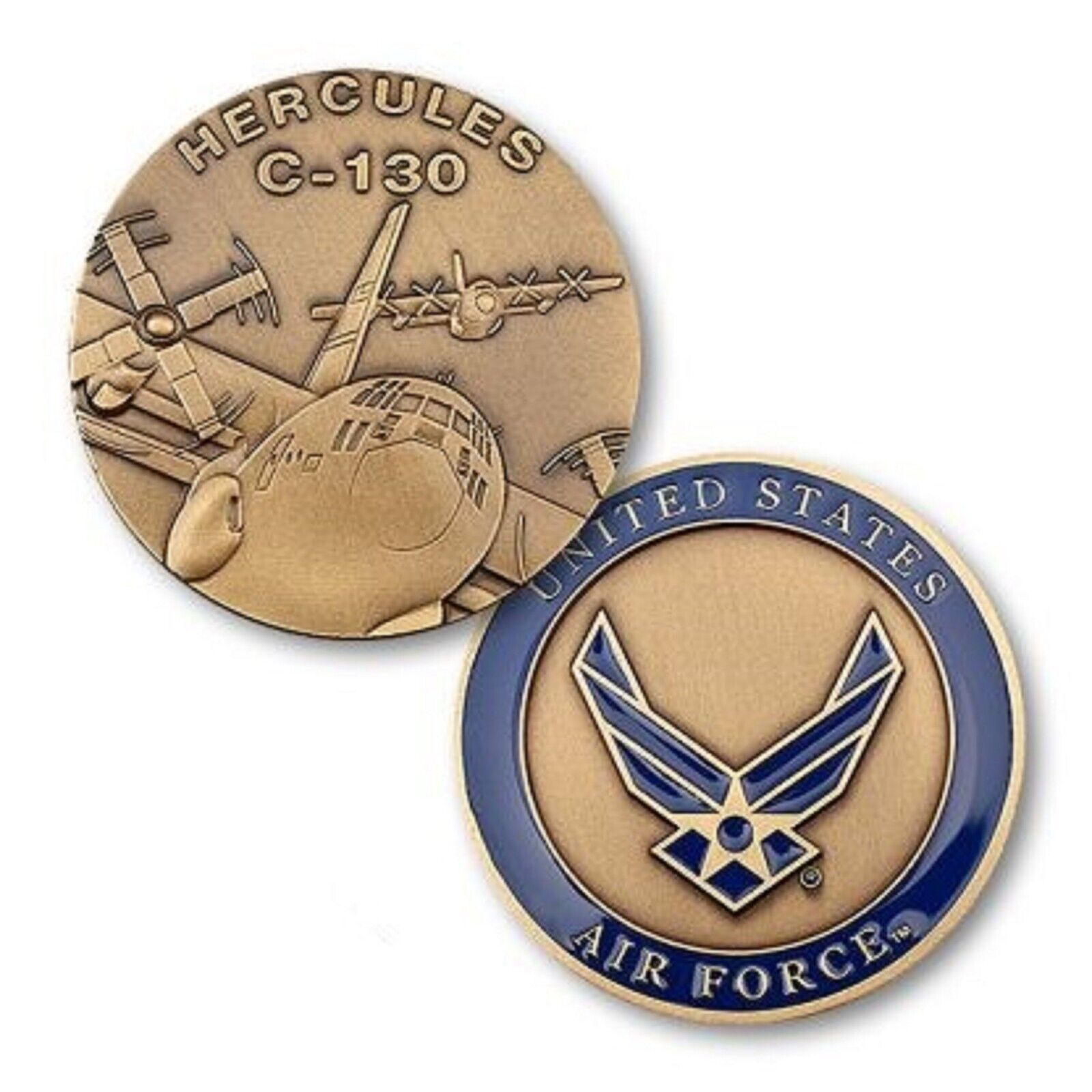 UNITED STATES AIR FORCE C-130 HERCULES 1.75" CHALLENGE COIN - Current ...