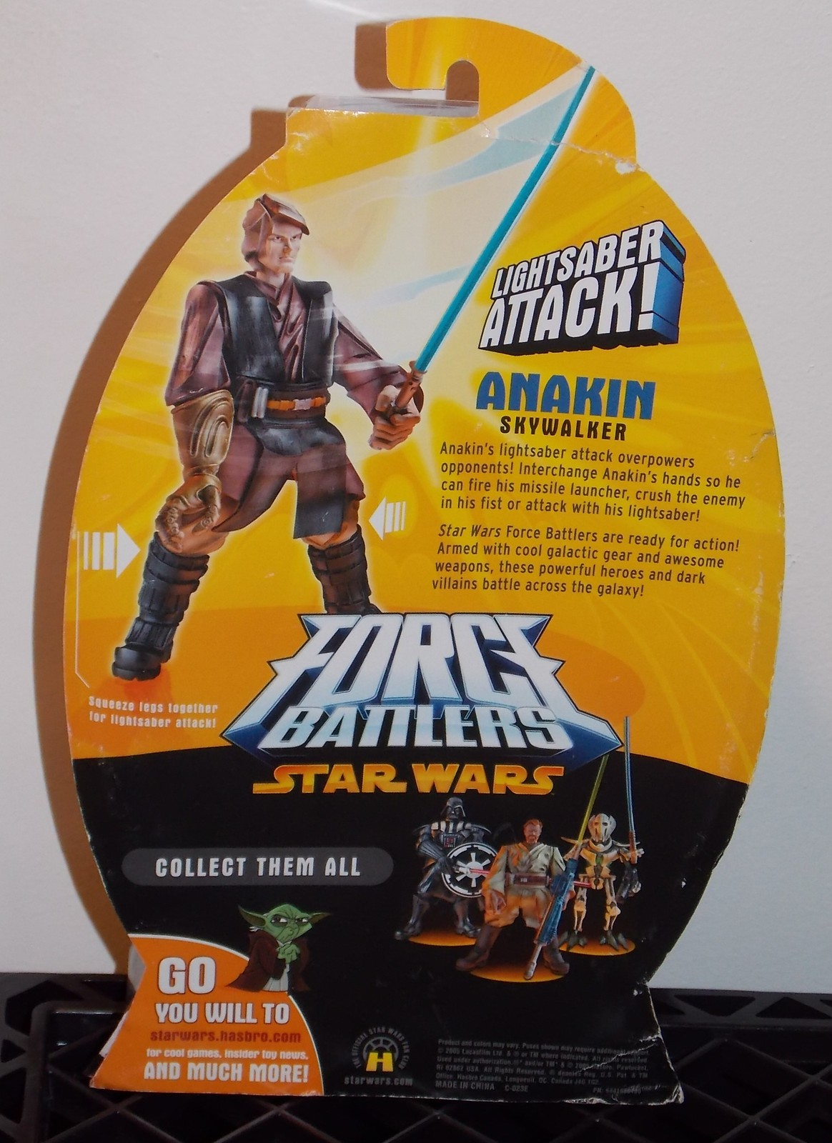 2005 Star Wars Force Battlers Anakin Skywalker Action Figure New In The ...
