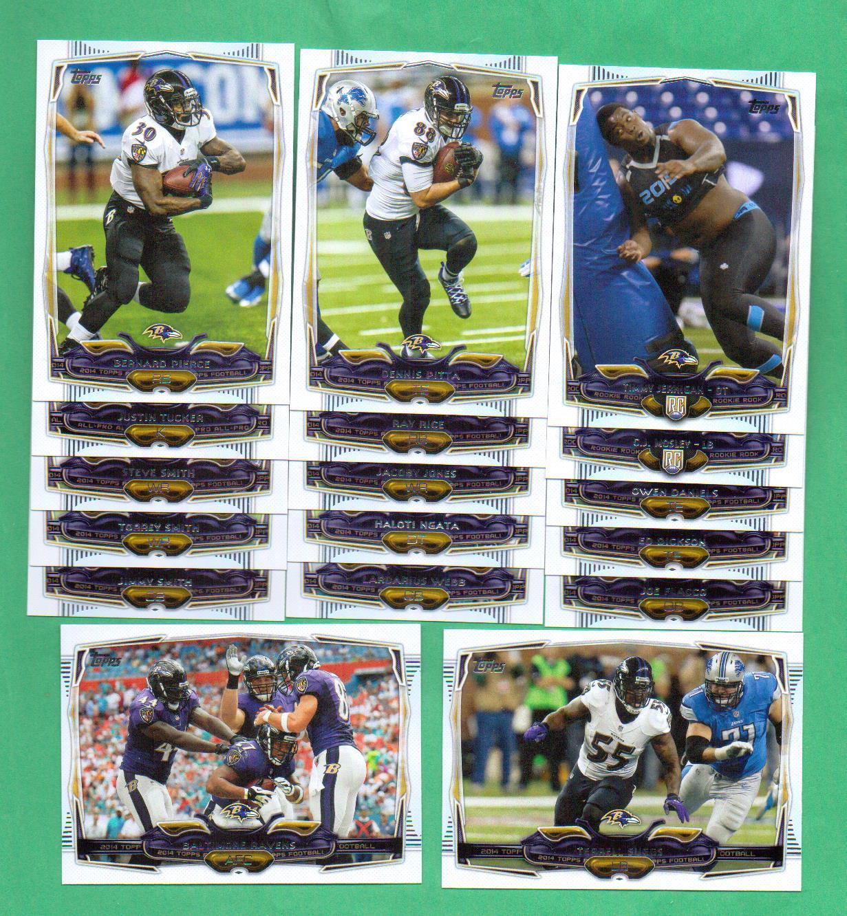 2014 Topps Baltimore Ravens Team Set - Trading Card Sets
