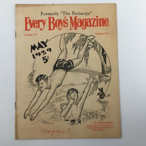 VTG Every Boy's Magazine May 1929 Vol VI #5 Chiquita by Ralph Salazar ...
