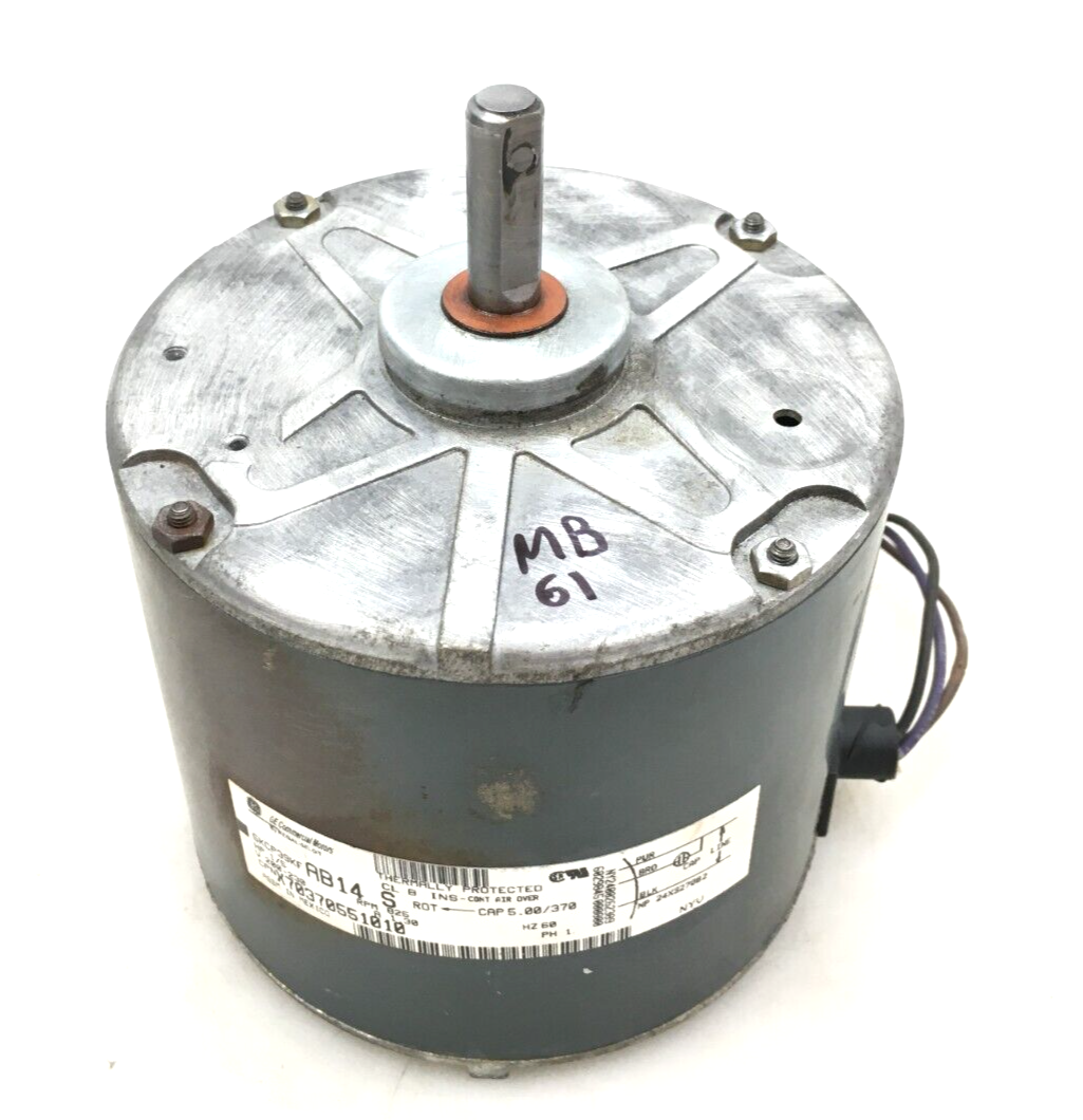 GE Motors 5KCP39KFAB14S Blower Motor 1/5HP 230V 825RPM X70370551010 ...