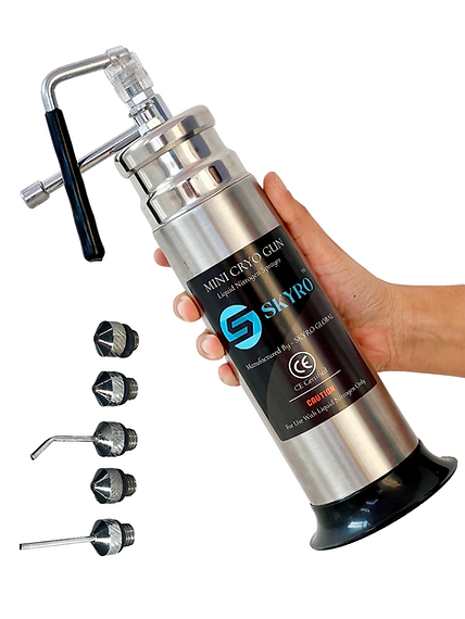 Liquid Nitrogen Sprayer Mini Cryo Gun System 500 ML Dermatology Cryo ...