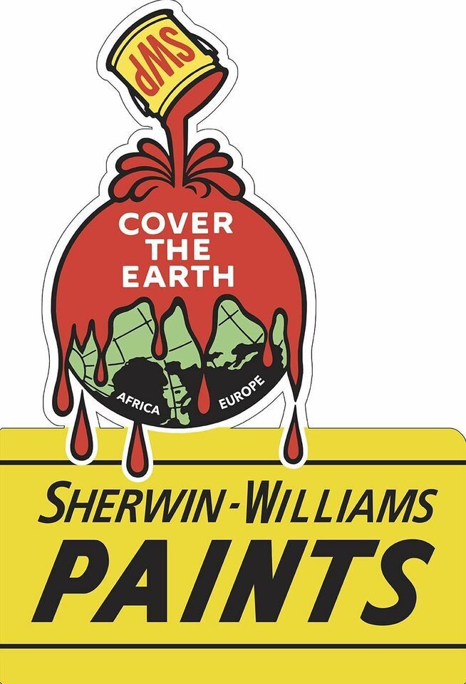 Sherwin-Williams Laser Cut Metal Advertisement Sign - Merchandise ...