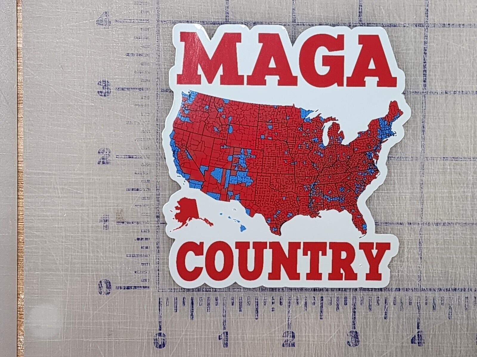 MAGA COUNTRY Election Map Republican's Vinyl Decal Sticker Save America ...