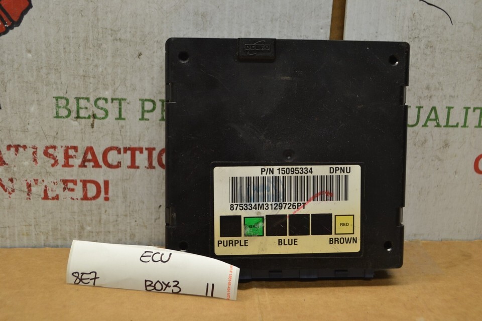 2002-05 Chevrolet Astro Body Control Unit BCM 15095334 Module 11-8e7 Bx ...
