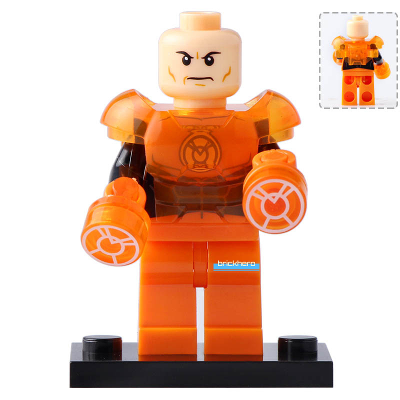Orange Lantern (Lex Luthor) DC Superheroes Lego Compatible Minifigure Brick Toys - Building Toy ...