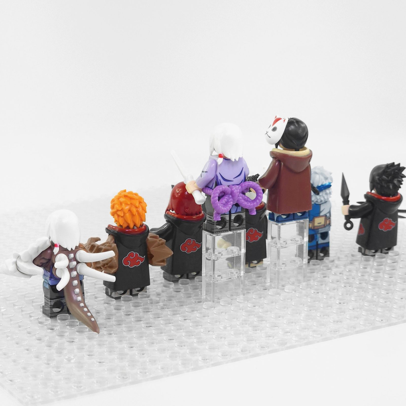 8pcs Naruto Series Sasuke Suigetsu Karin Jugo Itachi Kimimaro ...