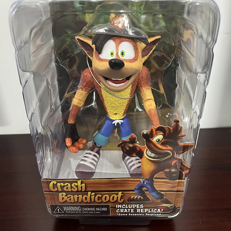 NECA Crash Bandicoot Figure Game Role Crash Bandicoot Sane Trilogy ...