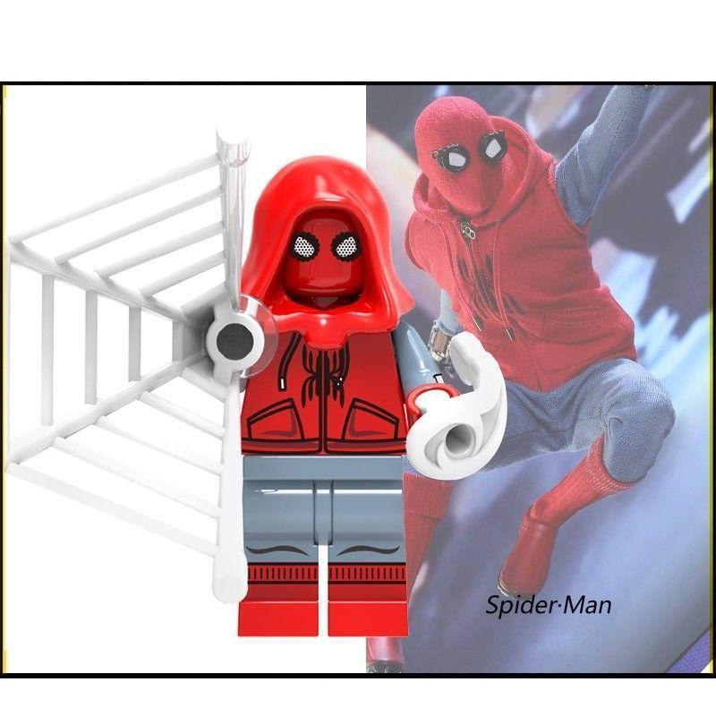 Spiderman (Homemade Suit) Homecoming Marvel Super Heroes Minifigures ...