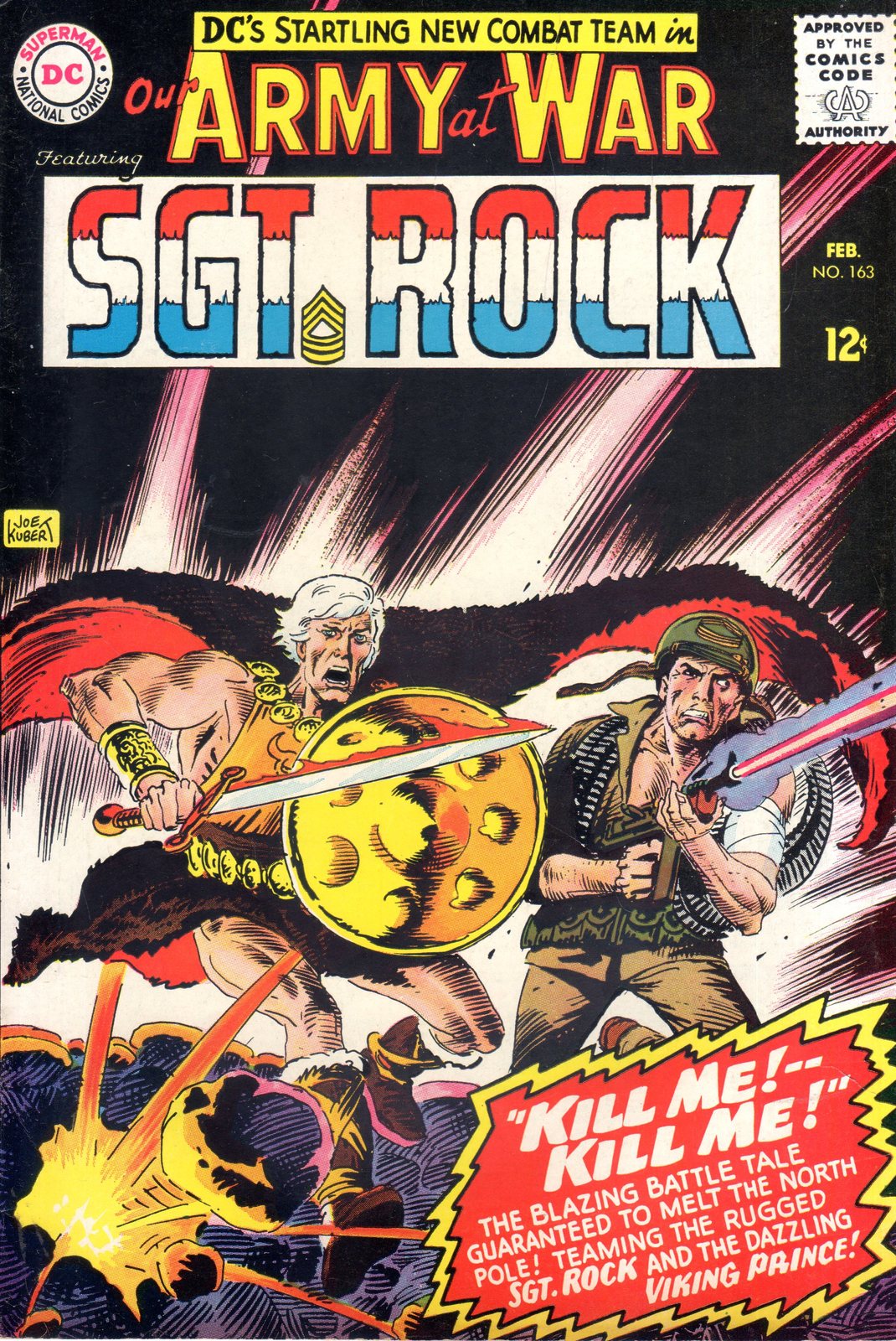 OUR ARMY AT WAR, 2 DC Comics #162 & #163 (1966) (Viking Prince and Sgt ...