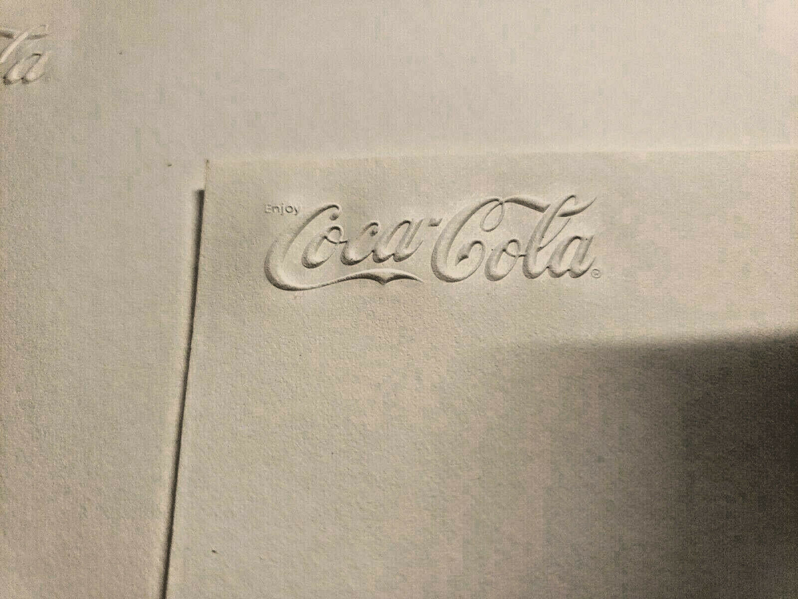 Vintage 3 Embossed Coca-Cola Letterhead Stationery Coca Cola Bottle ...
