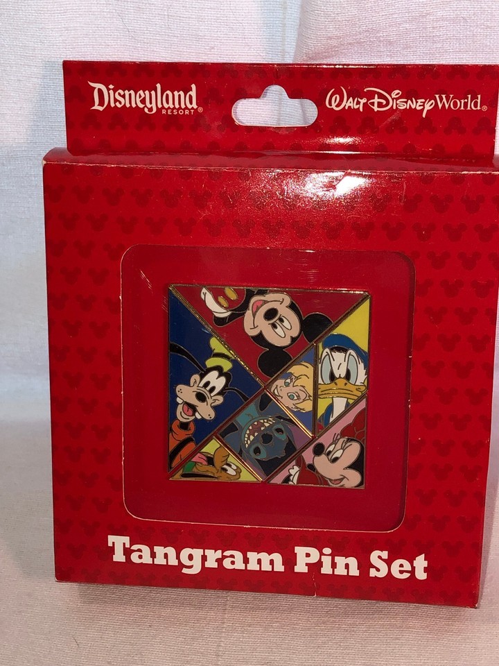 Walt Disney Tangram Pin Set In Box - Other