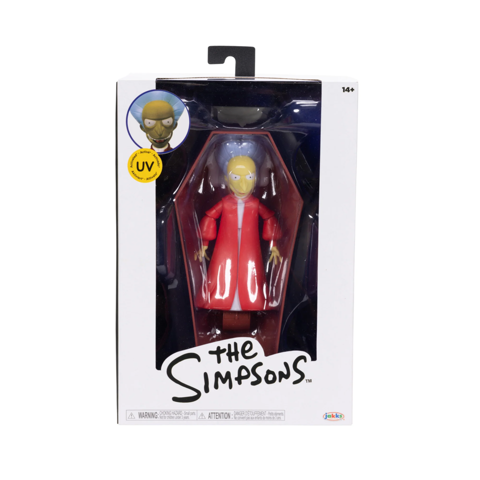 The Simpsons - VAMPIRE Mr. Burns Premium Action Figure by Jakks Pacific ...