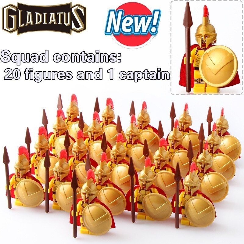 21pcs/set The 300 Spartans & King Leonidas Spartan Army Warriors ...