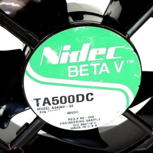 NIDEC BETA V TA500DC MODEL A34362-33 FAN 48VDC - Electronic Component Fans