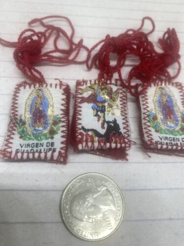 Escapulario Virgen de Guadalupe y San Miguel Arcángel-Scapular O.L. of ...