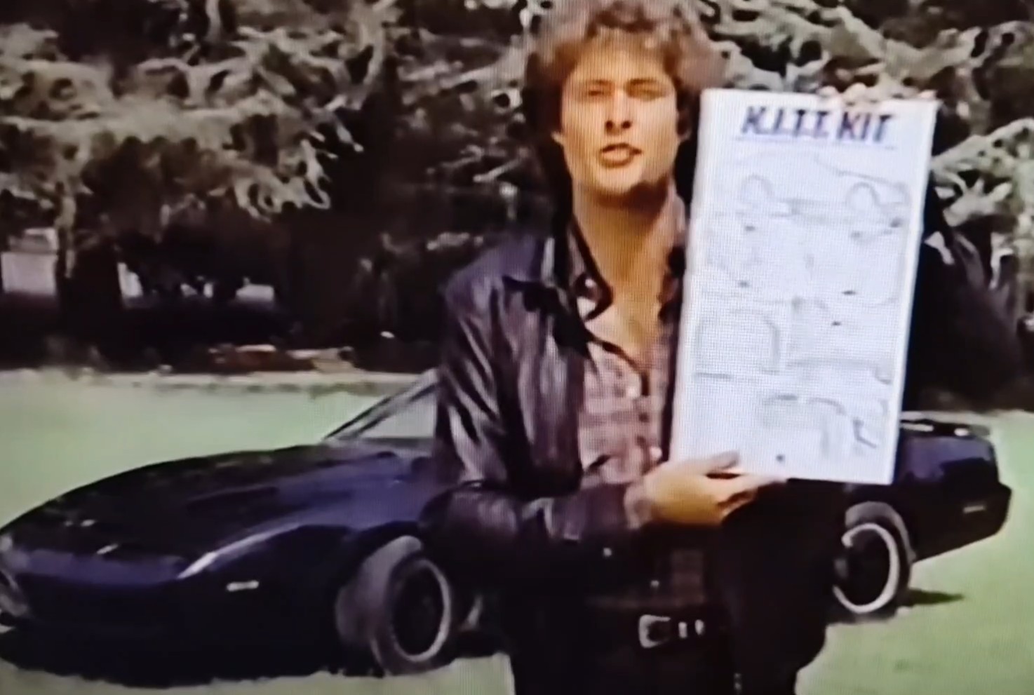 Knight Rider K.I.T.T. Kit - Official NBC Blueprint from 1983! - 1980-89