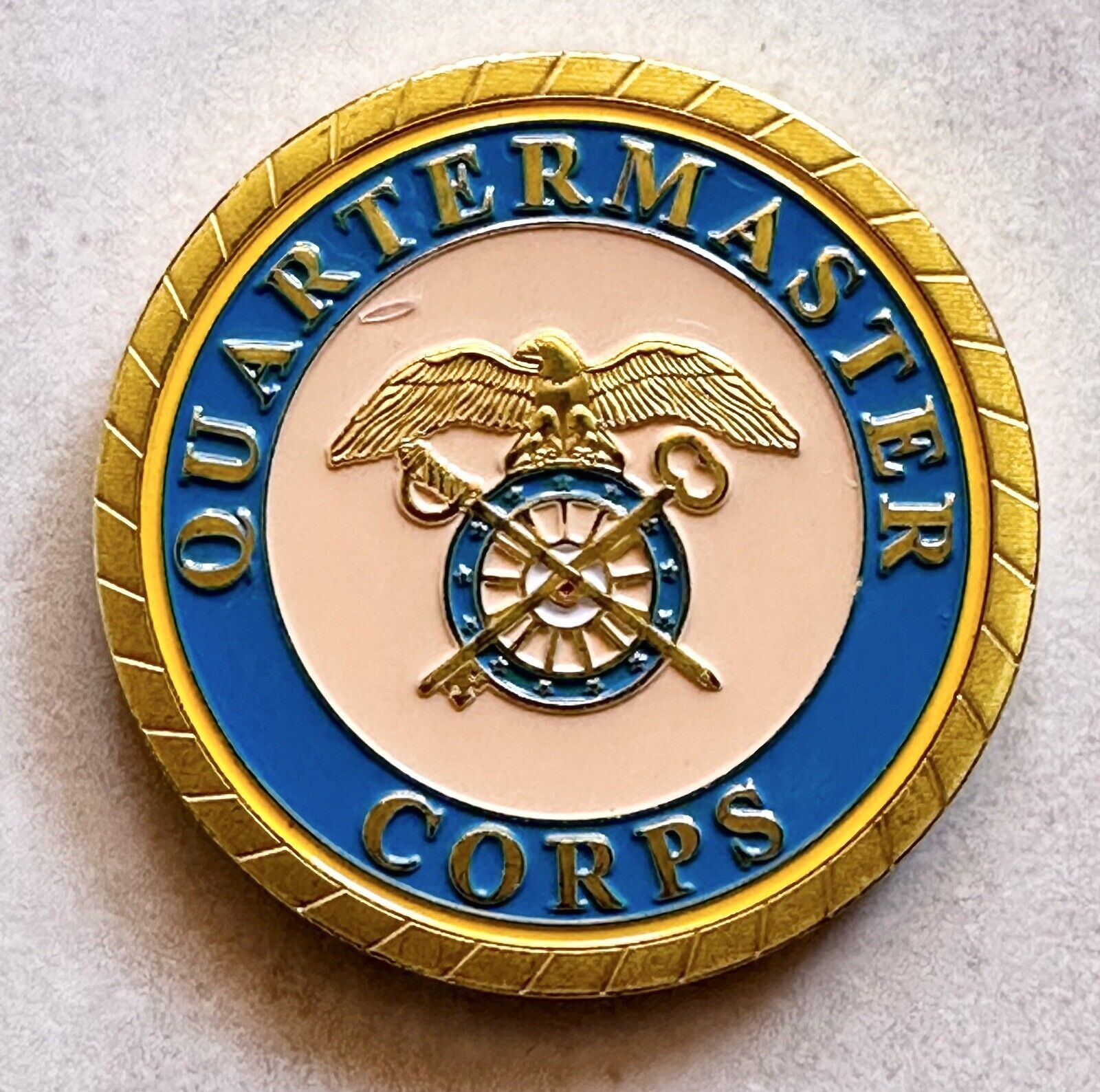 New US Army Quartermaster Corps Challenge Coin US Army With Case ...