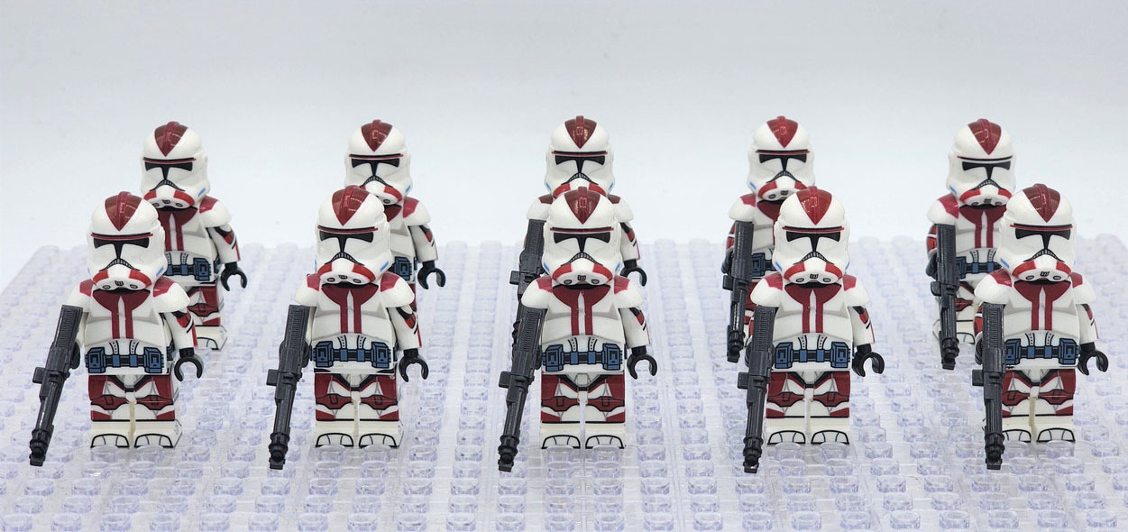 Clone Wars Battle of Anaxes Clone Troopers and similar items