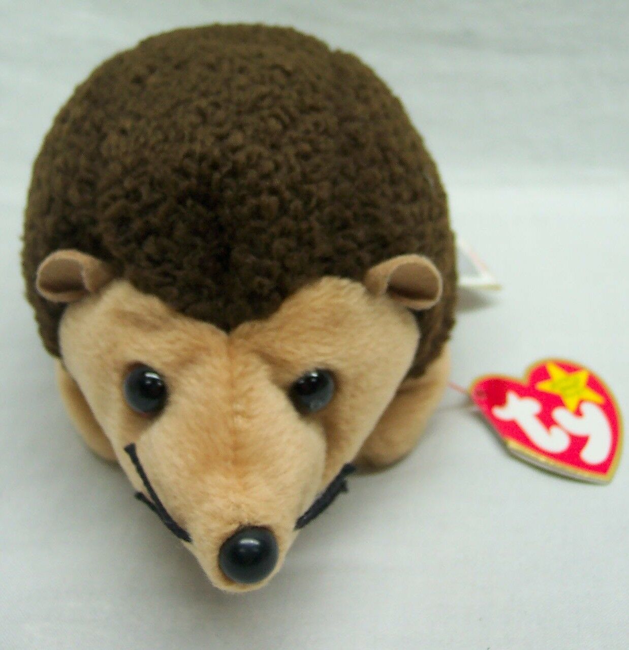 TY Beanie Baby PRICKLES THE HEDGEHOG 6" Bean Bag Stuffed Animal Toy ...