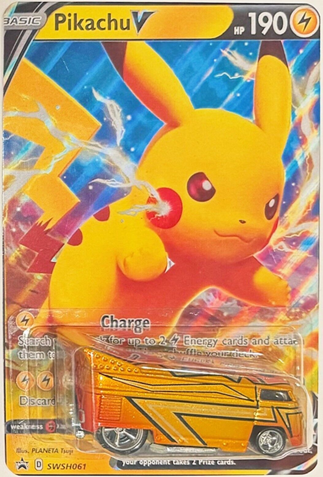 VW Bus Pikachu Custom Hot Wheels Car Pokemon Series w/RR #2/3 ...