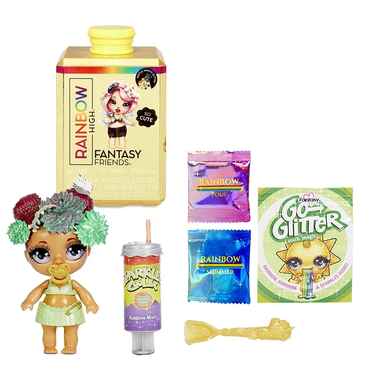 Rainbow High Fantasy Friends Elf Fairy Blind Box Girl Slime Shaker Toy ...