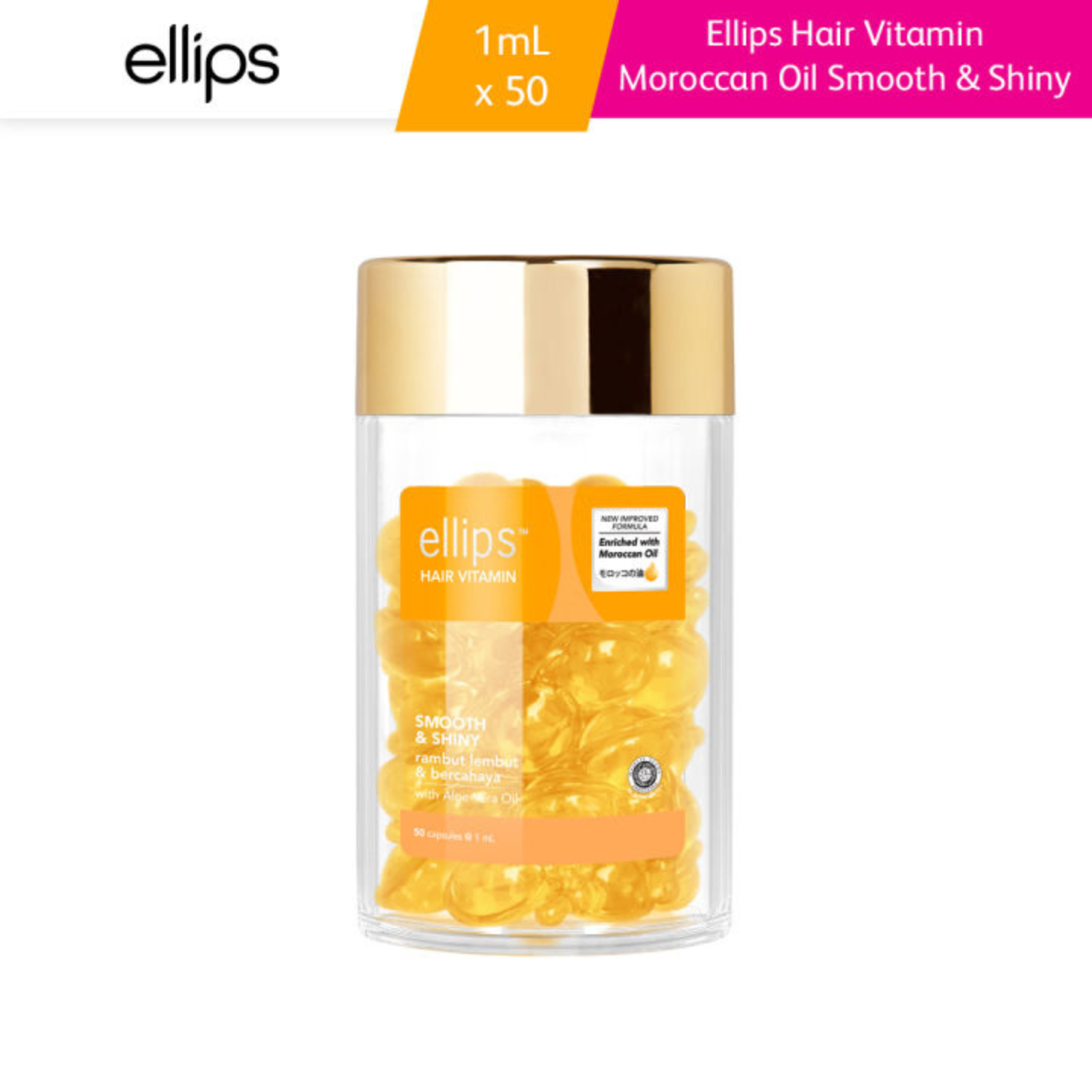 50 capsules Ellips Hair Treatment Vitamin Oil All Variants - Serum & Oils