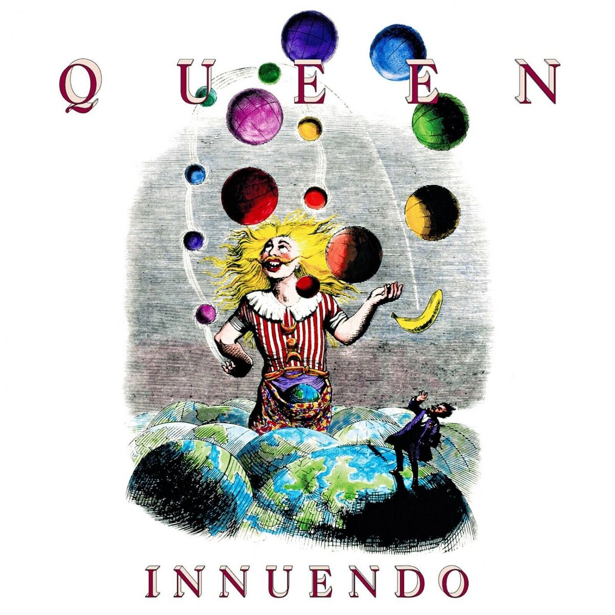 QUEEN Innuendo BANNER 3x3 Ft Fabric Poster Tapestry Flag album cover ...