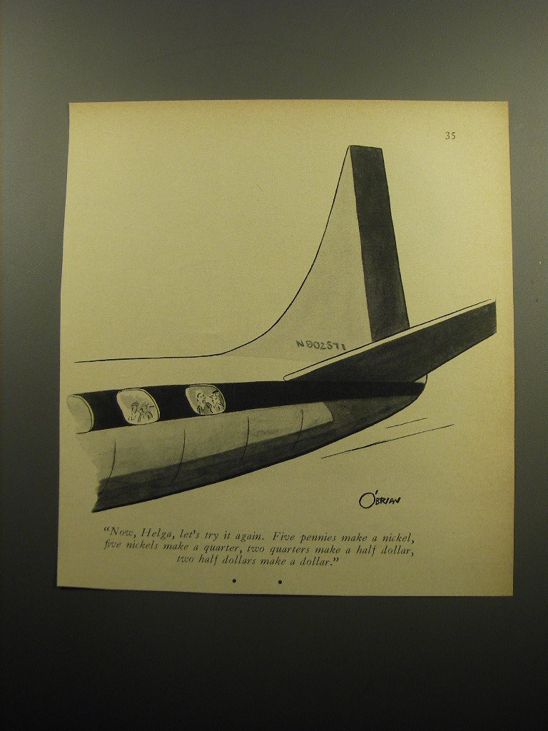 1960 Cartoon by William O'Brian - Now, Helga, let's try it again. - 1980-89