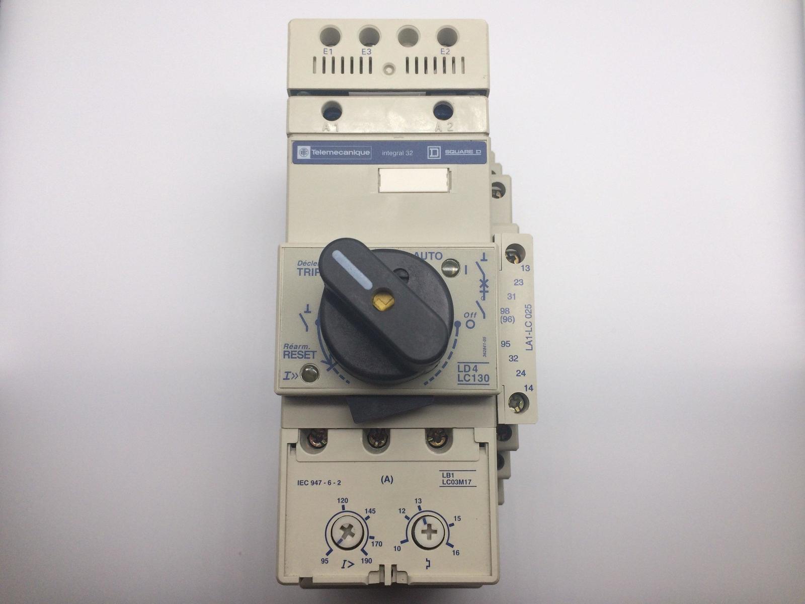 Telemecanique LD4-LC130BD 24V Motor Starter with Overload Module LB1 ...