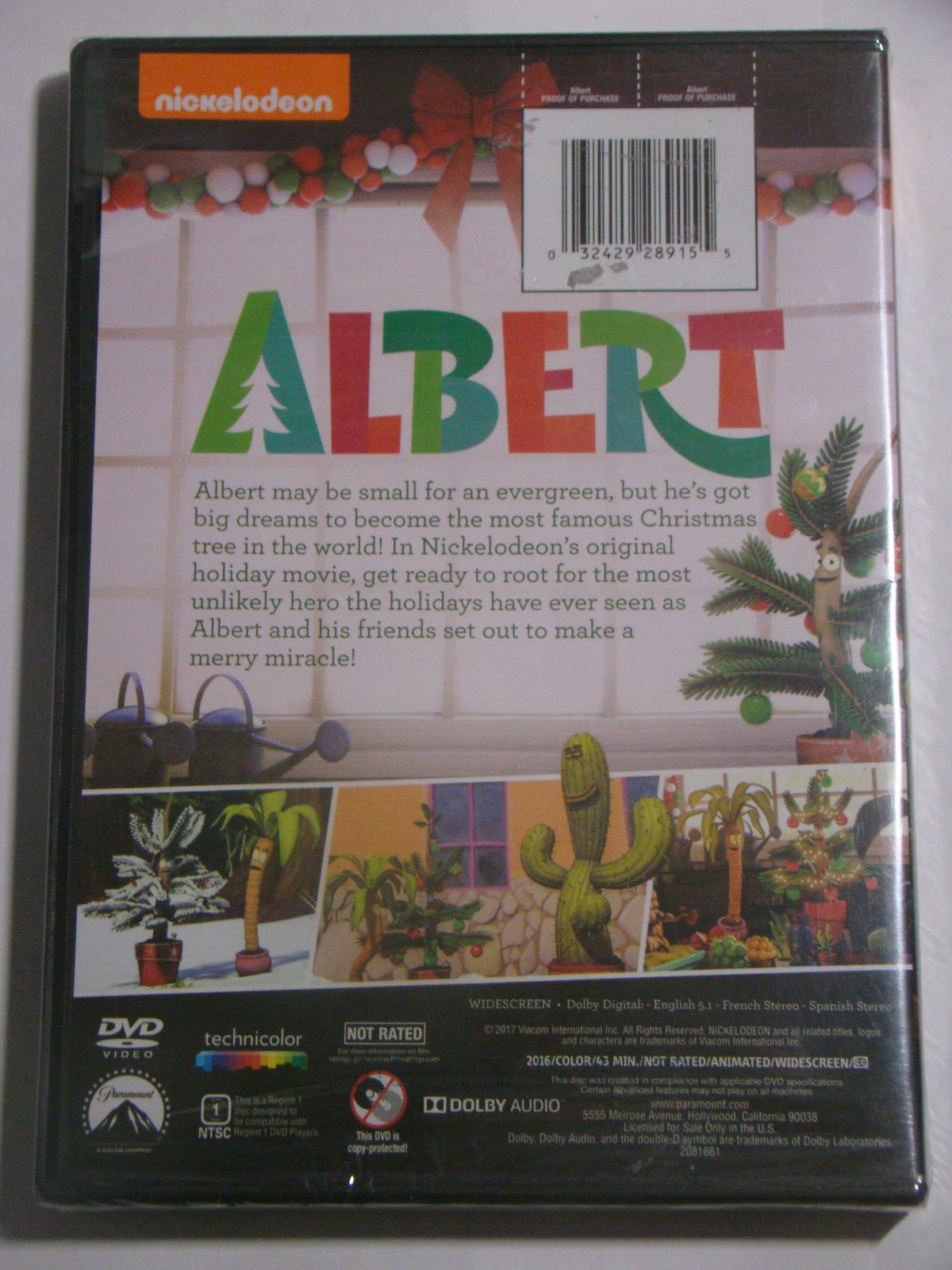 nickelodeon - ALBERT - A SMALL TREE WITH A BIG DREAM (Dvd) (New) - DVDs ...